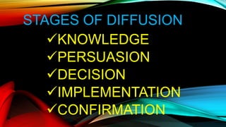 Diffusion theory finale | PPTX