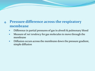 Diffusion through respiratory membrane | PPTX