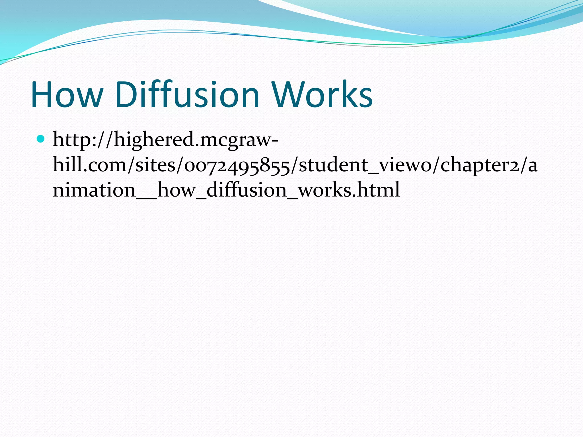 Diffusion unit class 1 | PPTX