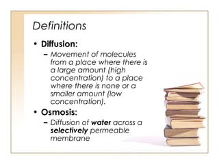 Diffusion vs osmosis | PPT