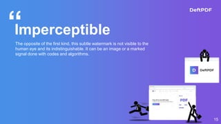 Different kinds of watermarks | PPTX