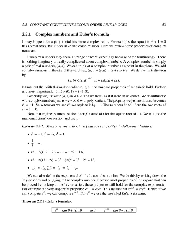 Differential Equations for Engineers | PDF