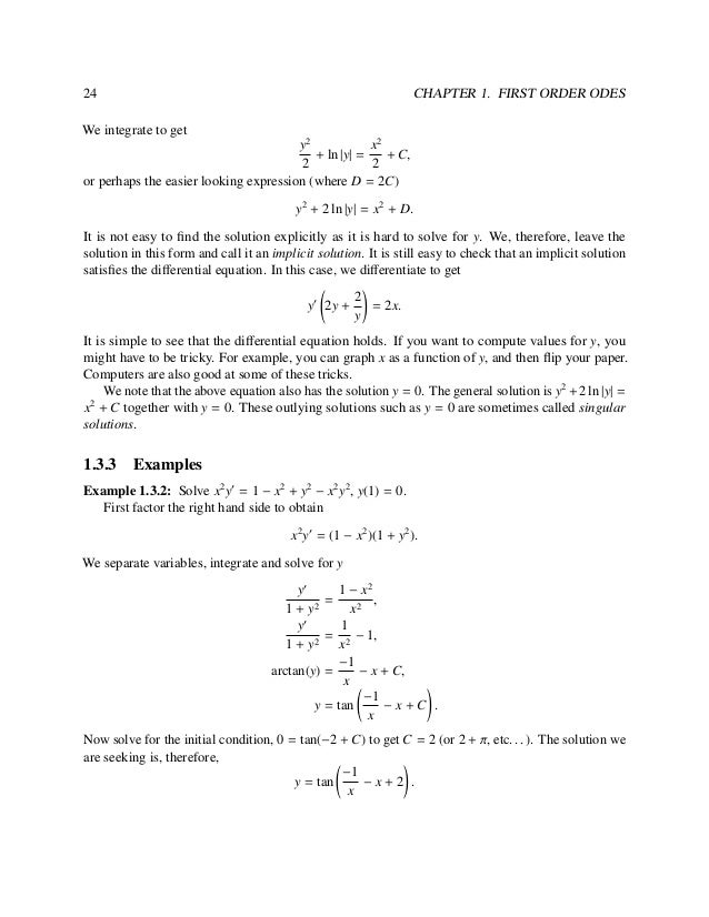 Differential Equations for Engineers