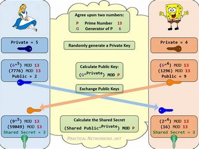 Diffie-hellman algorithm | PPT | Programming Languages | Computing