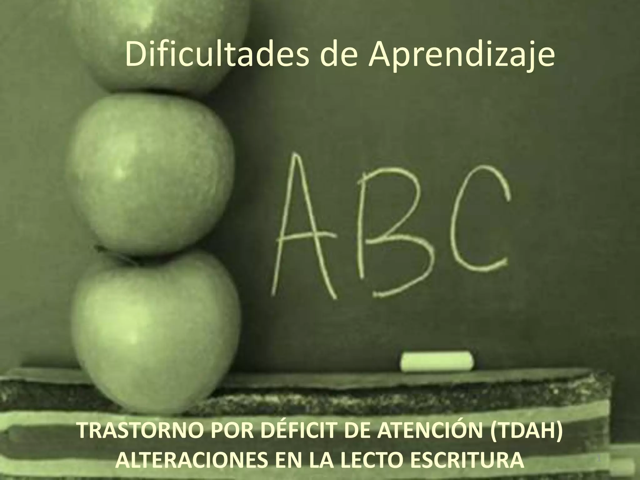Dificultades de aprendizaje | PPT