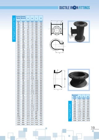 Electrosteel Castings Limited - Ductile Iron Fittings | PDF