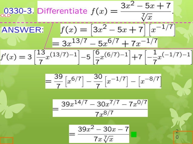 Continuity and differentiability | PPTX