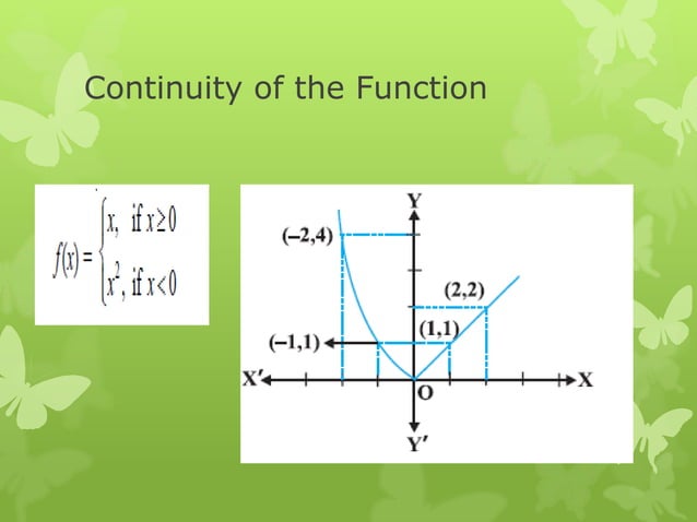 Continuity and differentiability | PPTX