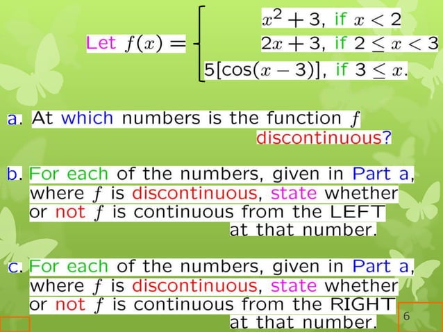 Continuity and differentiability | PPTX