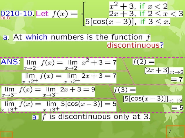 Continuity And Differentiability Pptx