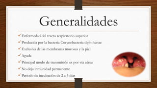 Difteria | PPTX