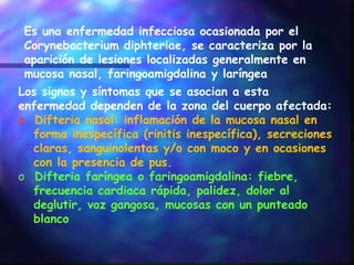 DIFTERIA y otros.ppt