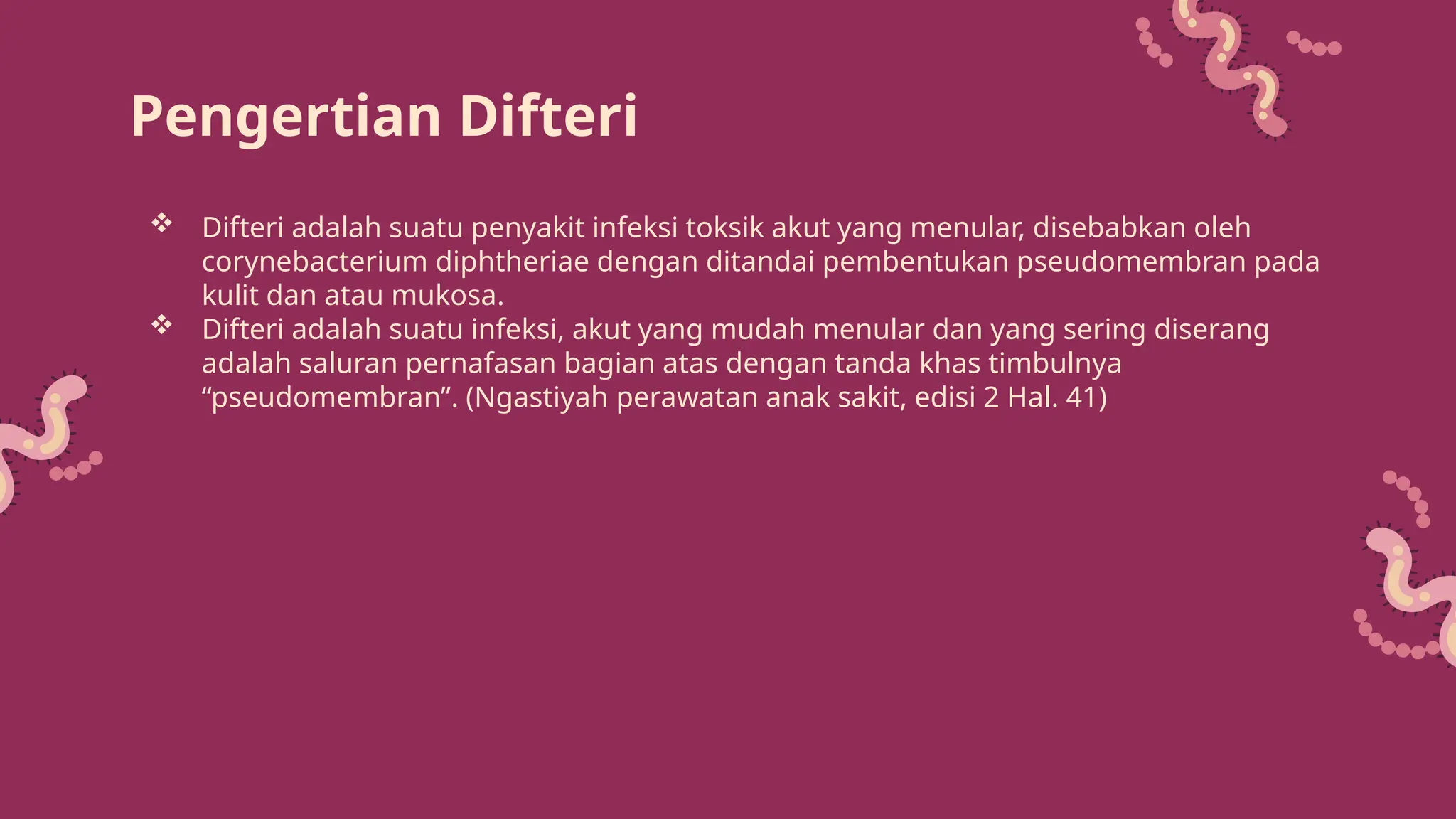 PPT penyakit tidak menular difteri surveilans kesehatan | PPTX