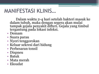 Difteri pada anak | PPTX