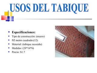 Tabique | PPT