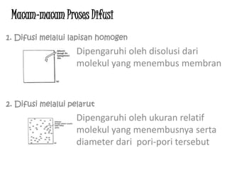 Difusi dan difusi massa tunak | PPTX