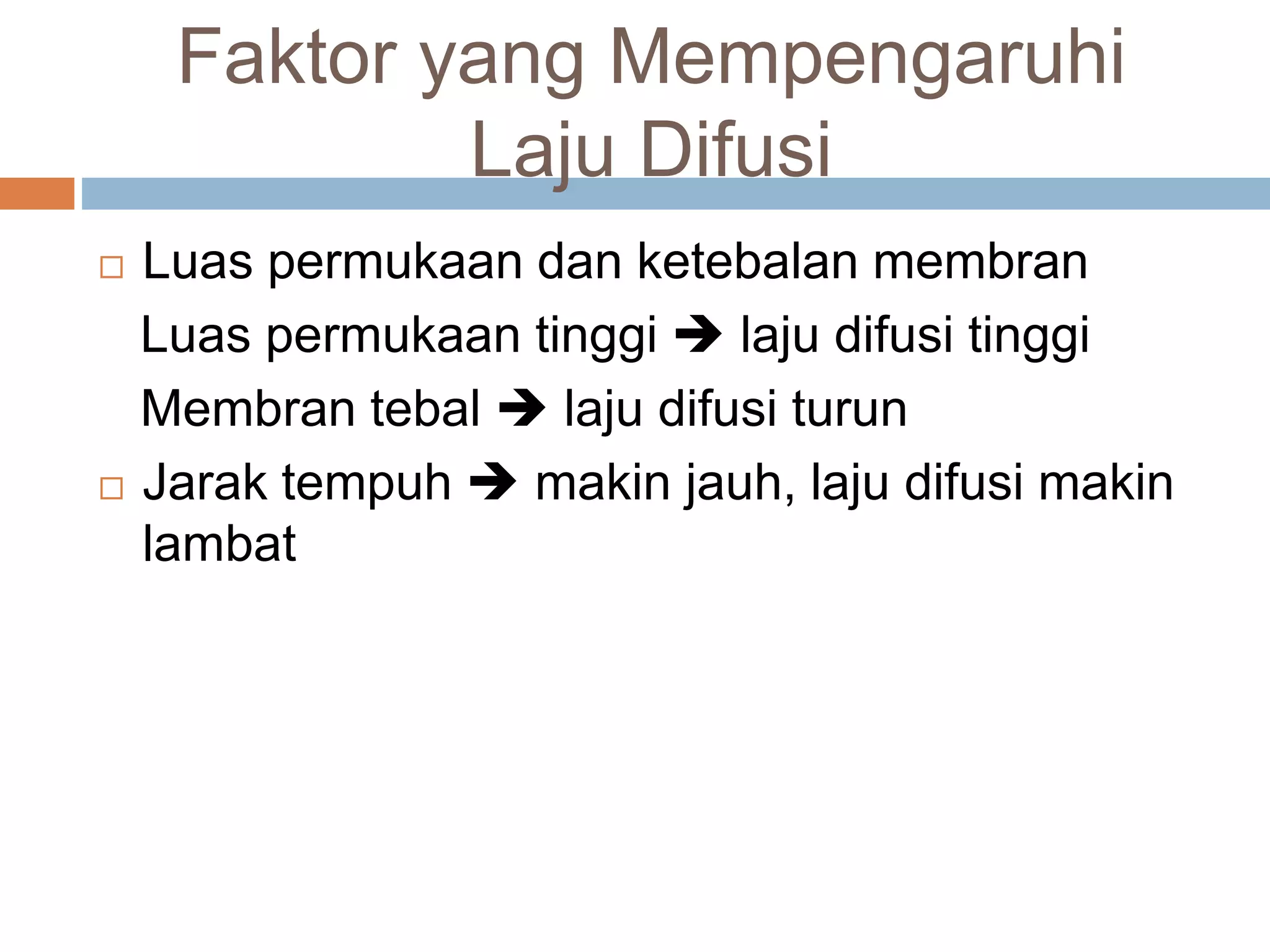 Difusi Farmasi Fisika 2020 | PPT
