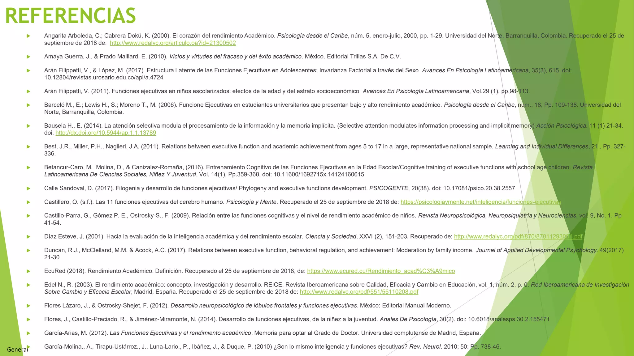 Funciones Ejecutivas y su impacto en el desempeño académico | PDF