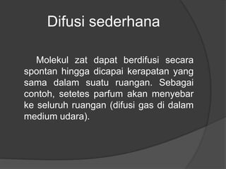 Difusi sel welly andri | PPTX