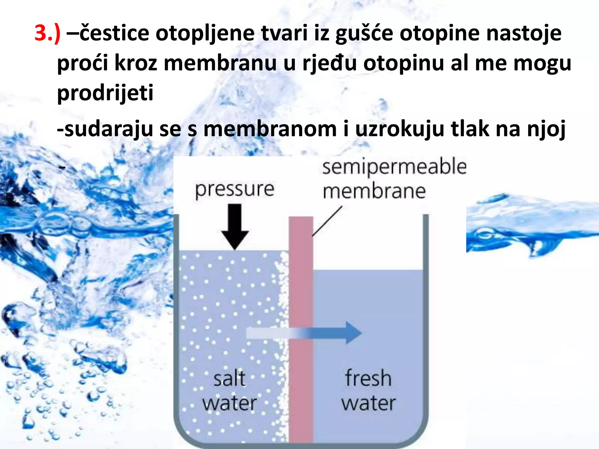 Difuzija,osmoza i osmotski tlak | PPTX
