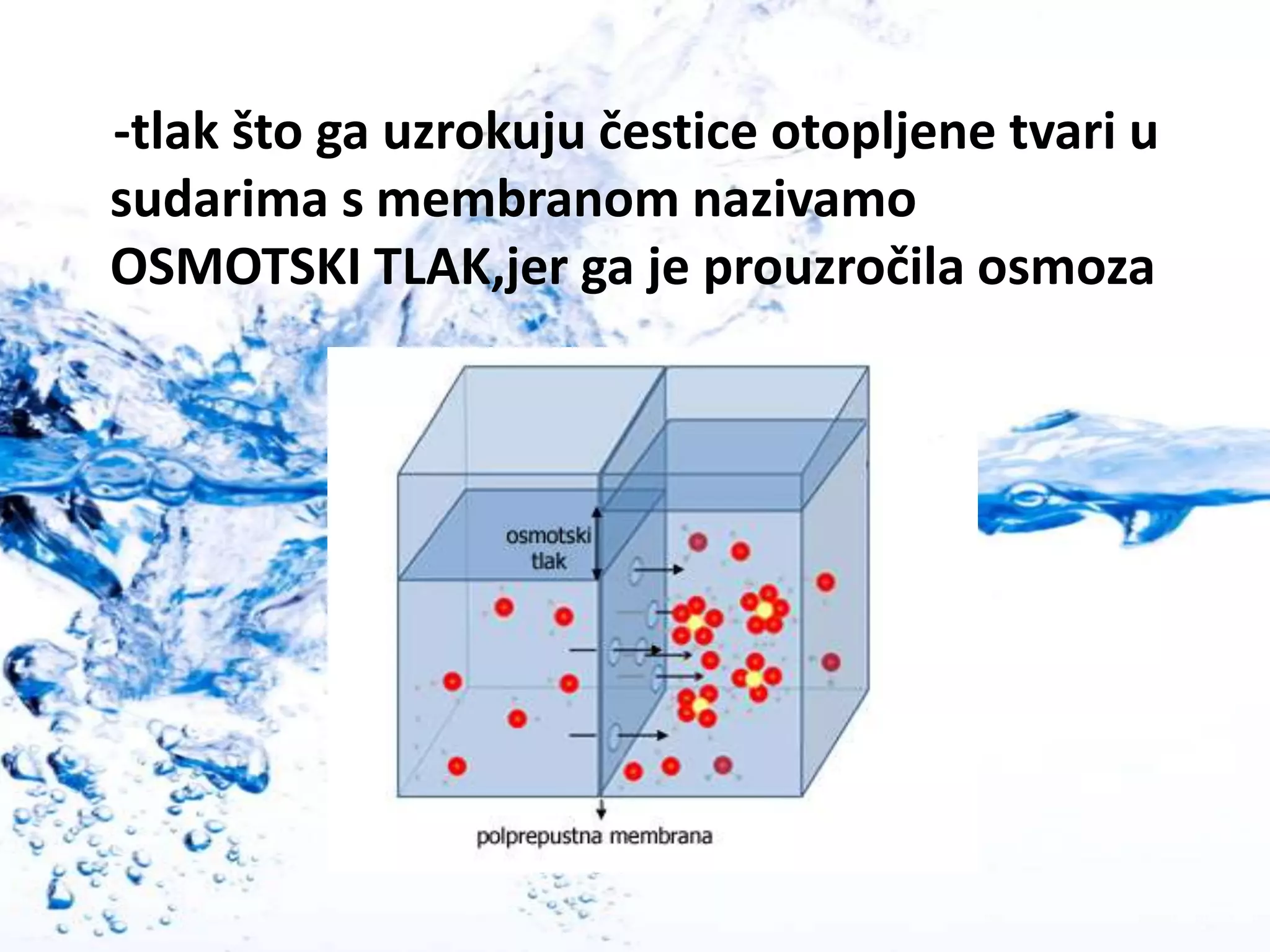 Difuzija,osmoza i osmotski tlak | PPTX