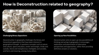Deconstruction in Geography: An essential overview | PPT