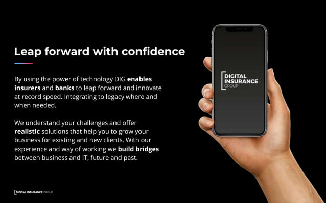 TDI Startup InsurTech Award - DIG slides | PPT