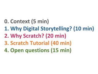 Digital Storytelling With Scratch-DIVERSE PROJECT | PDF