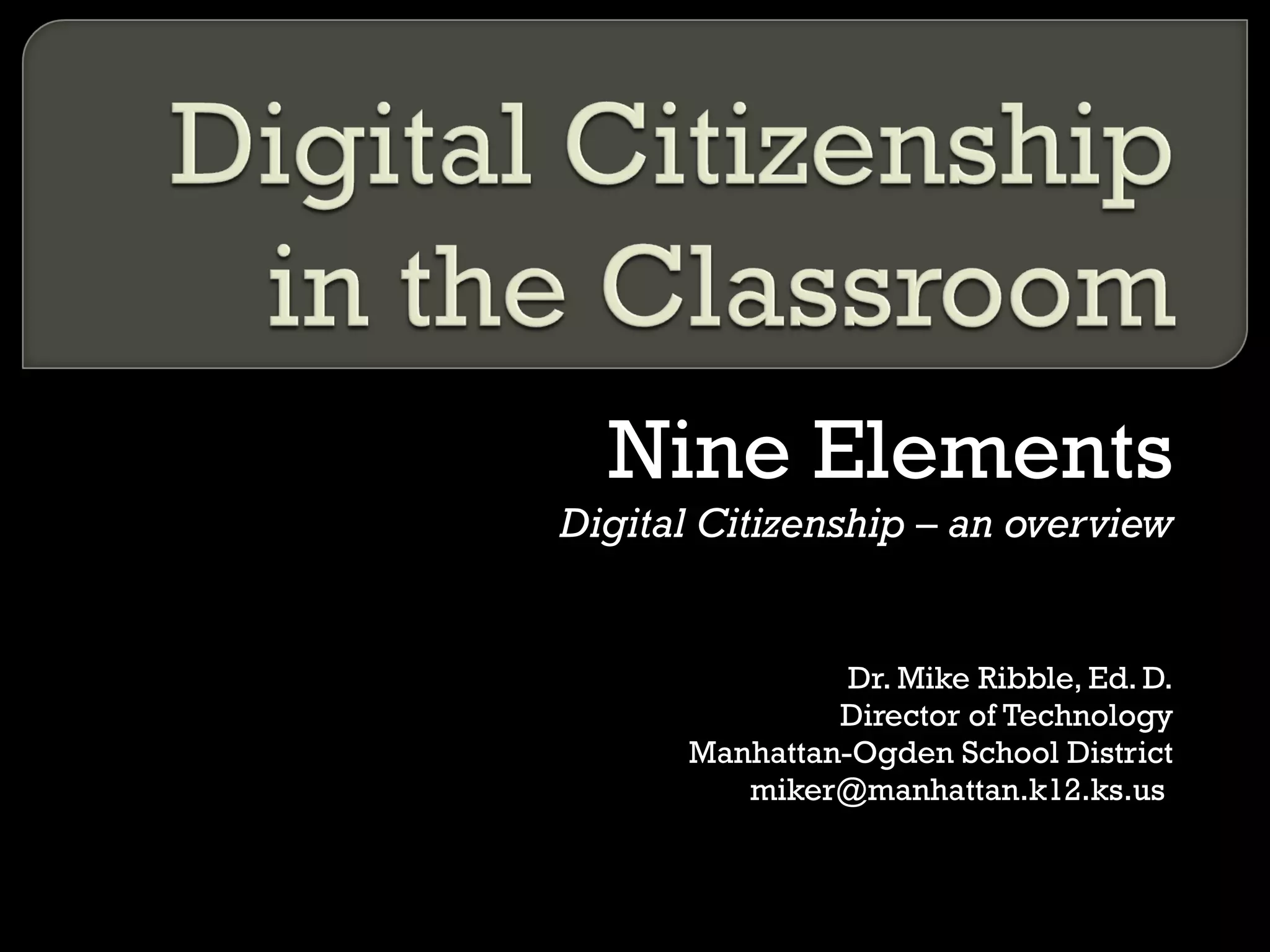 Digital Citizenship | PPT