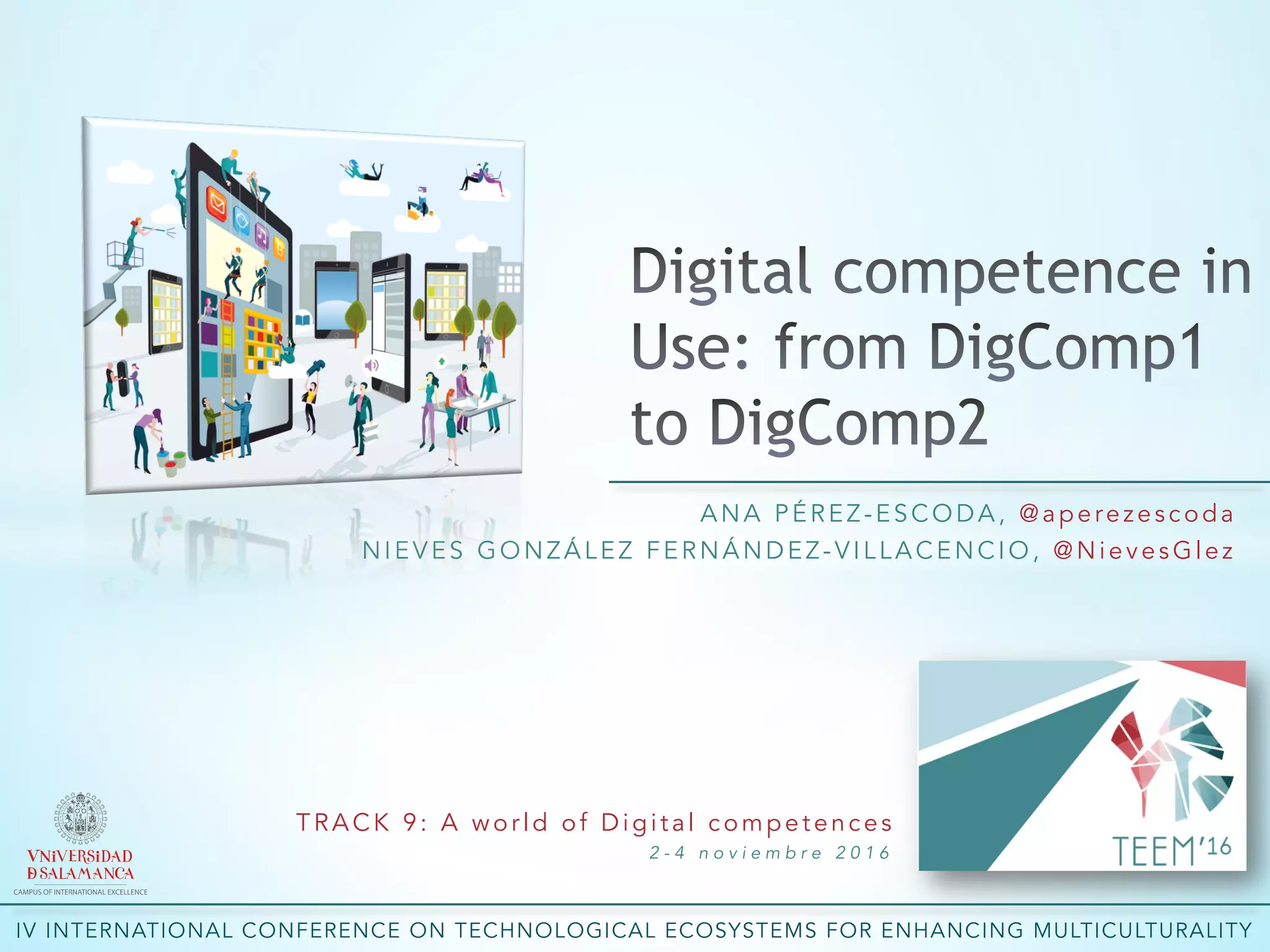 Digital Competence in Use: From Digcomp 1 to Digcomp 2 | PDF ...