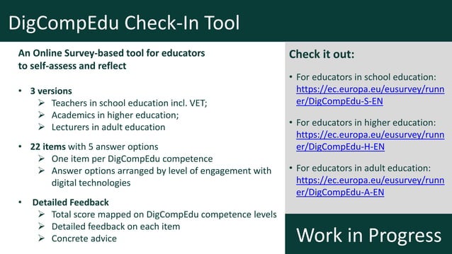 DigCompEdu: the European Framework for the digital competence of ...