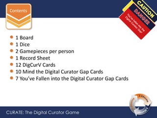 DigCurV: Wecome to CURATE | PPT
