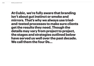 Cubic's process: Dig / Define / Design / Deploy | PPT