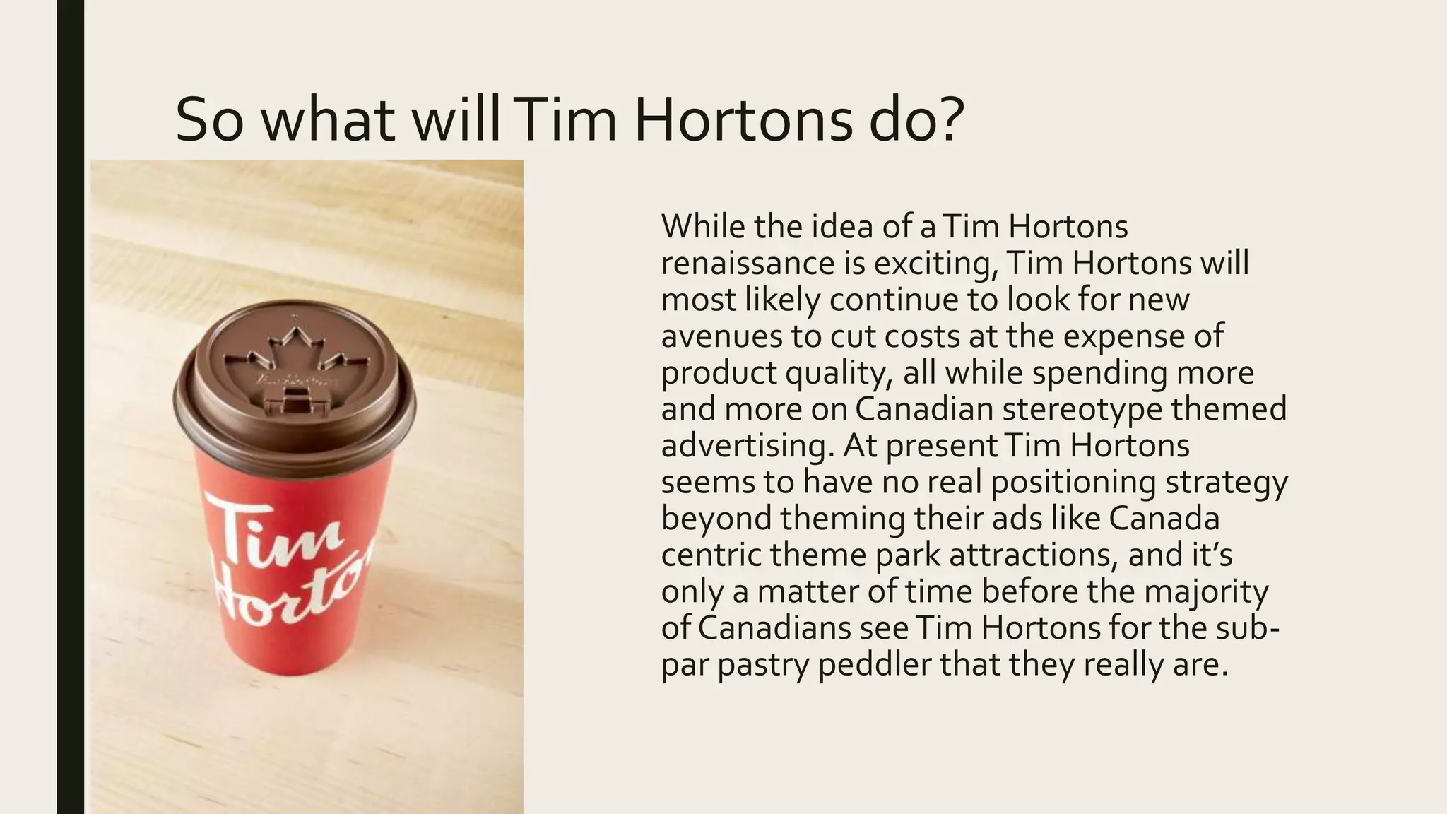 Tim Hortons Digital Digest | PPTX