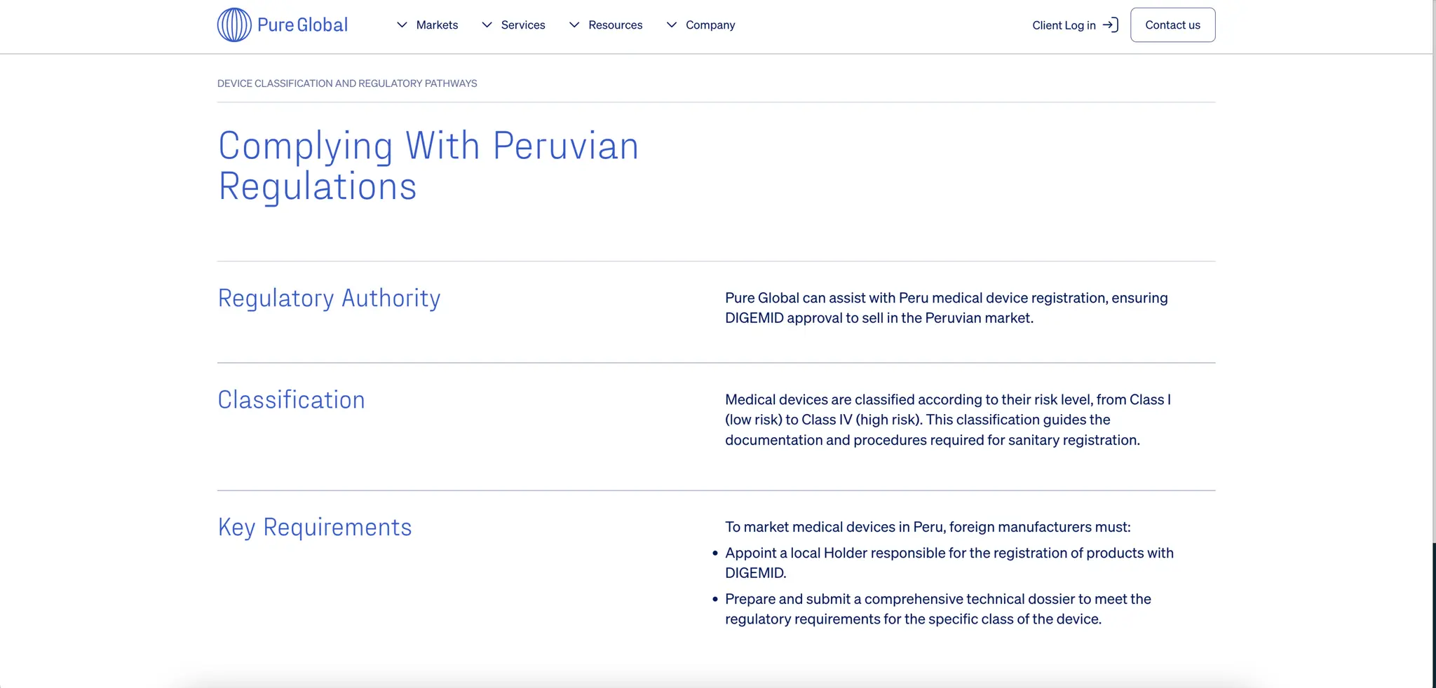 DIGEMID Peru Medical Device Registration | PDF