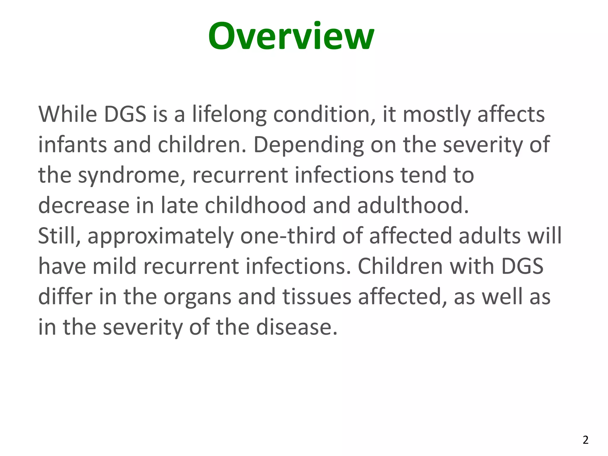 DiGeorge Syndrome | PPTX