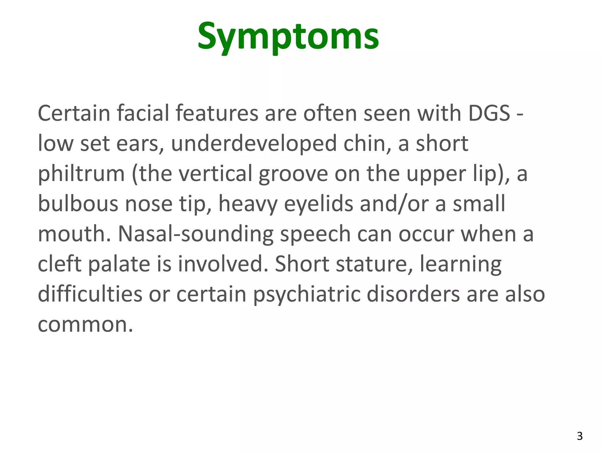 DiGeorge Syndrome | PPTX