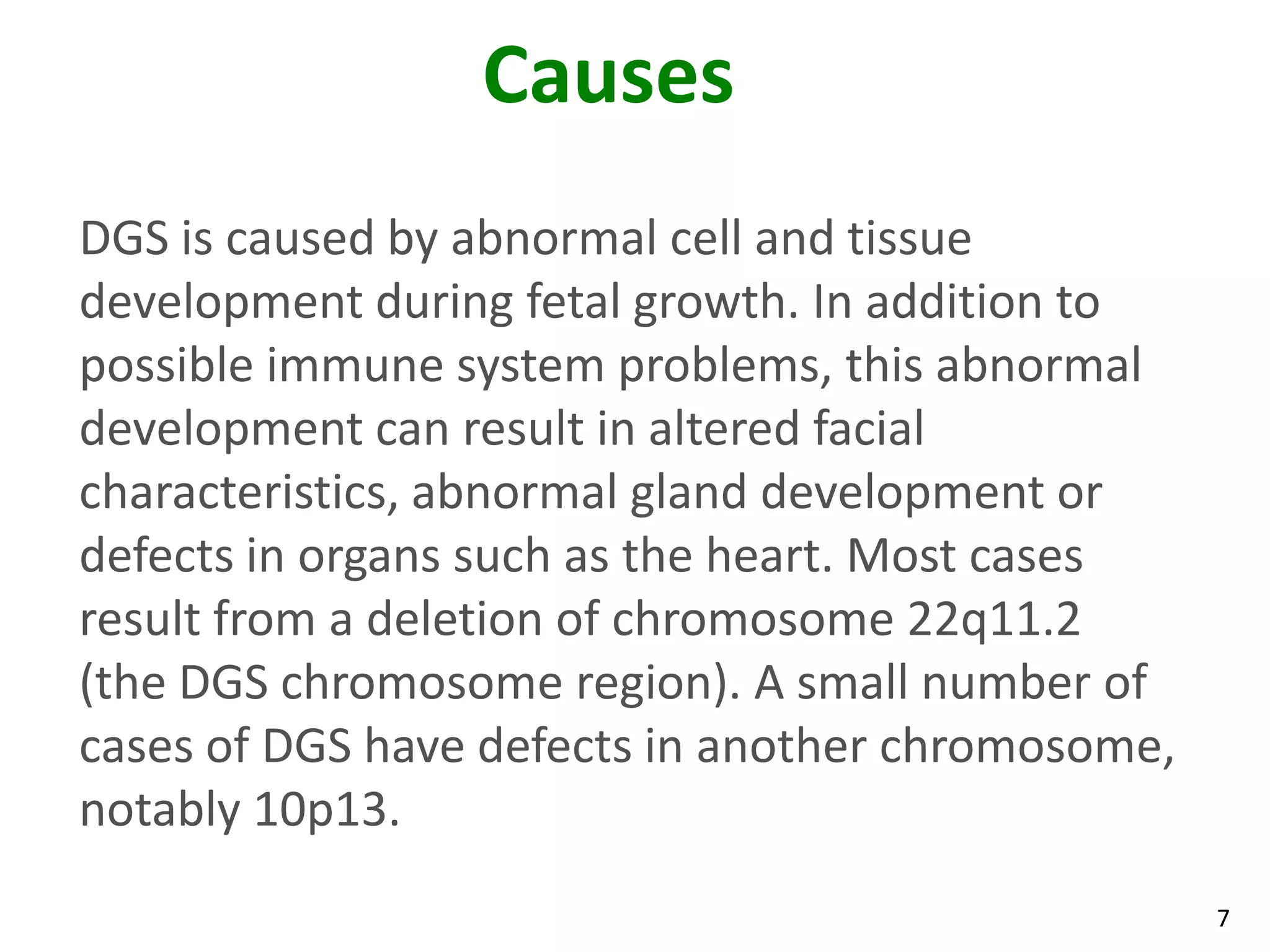 DiGeorge Syndrome | PPTX