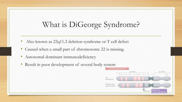 Digeorge syndrome | PPTX