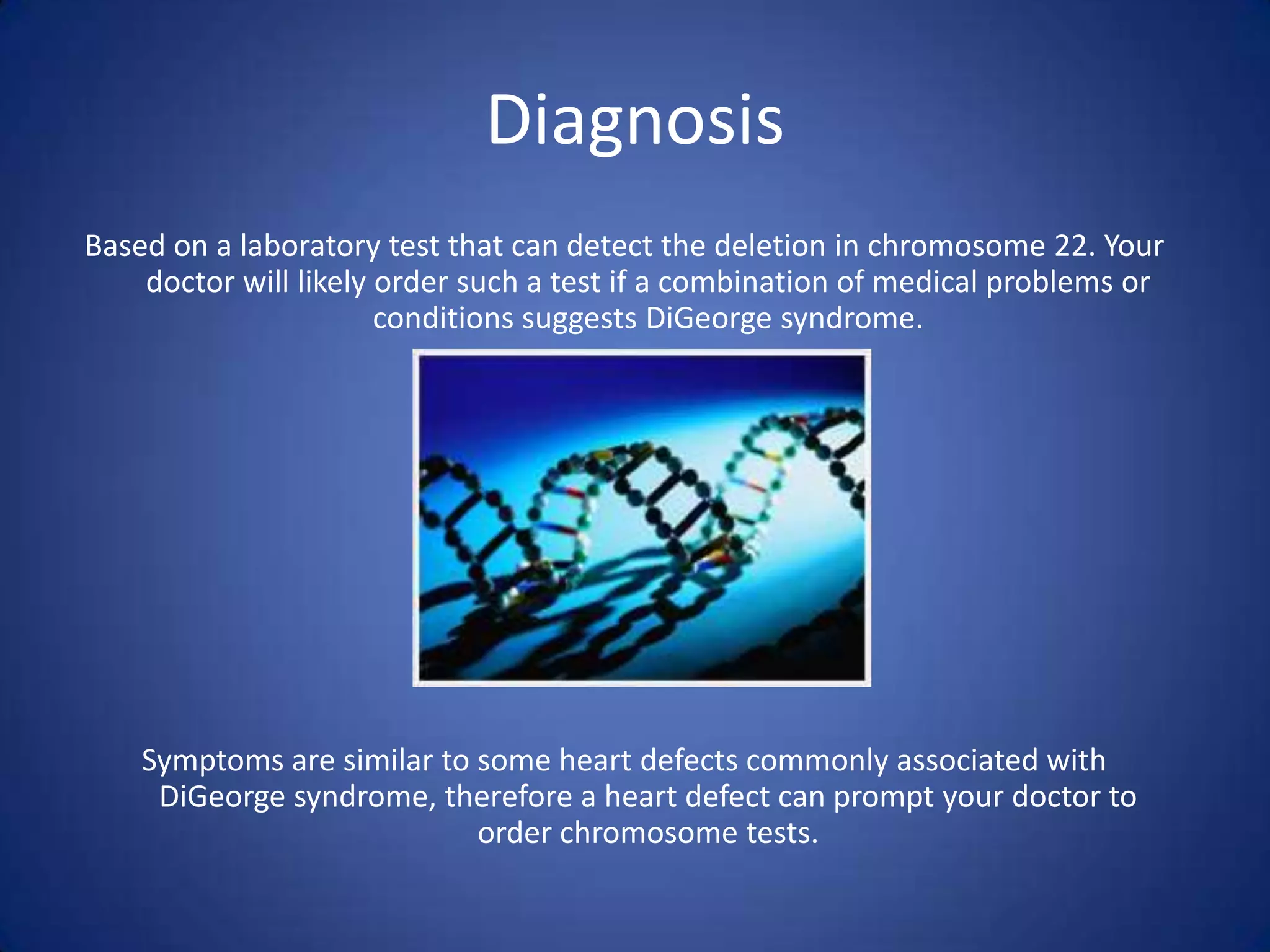 Di george syndrome (dgs) | PPTX