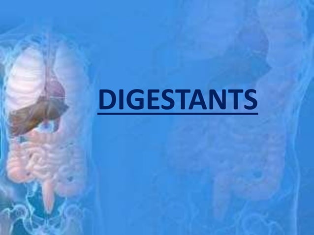 Digestants and drugs by kinjal Panara gacj | PPTX