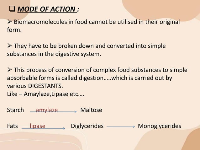 Digestants and drugs by kinjal Panara gacj | PPTX