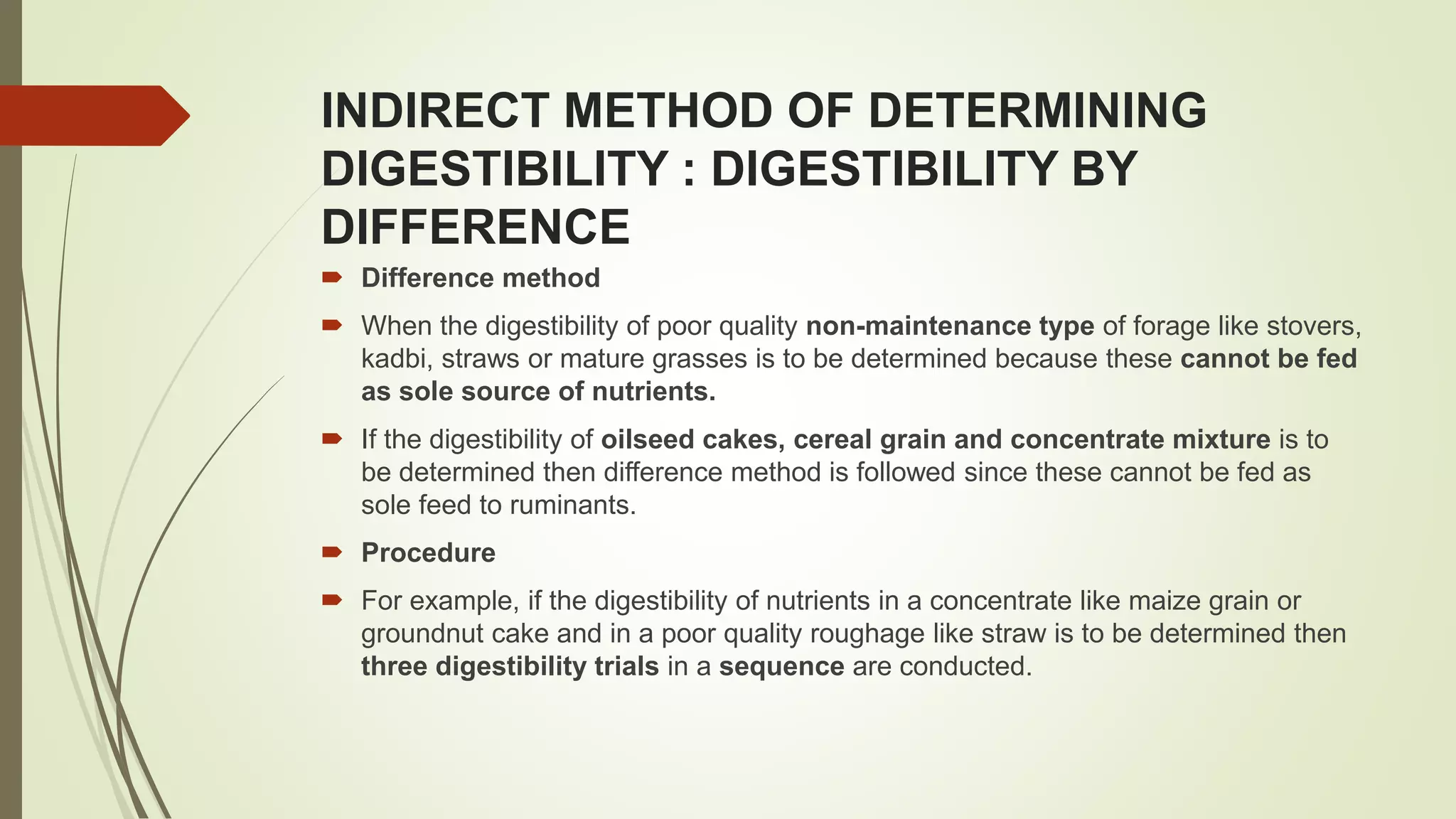 Digestibility trial | PPTX