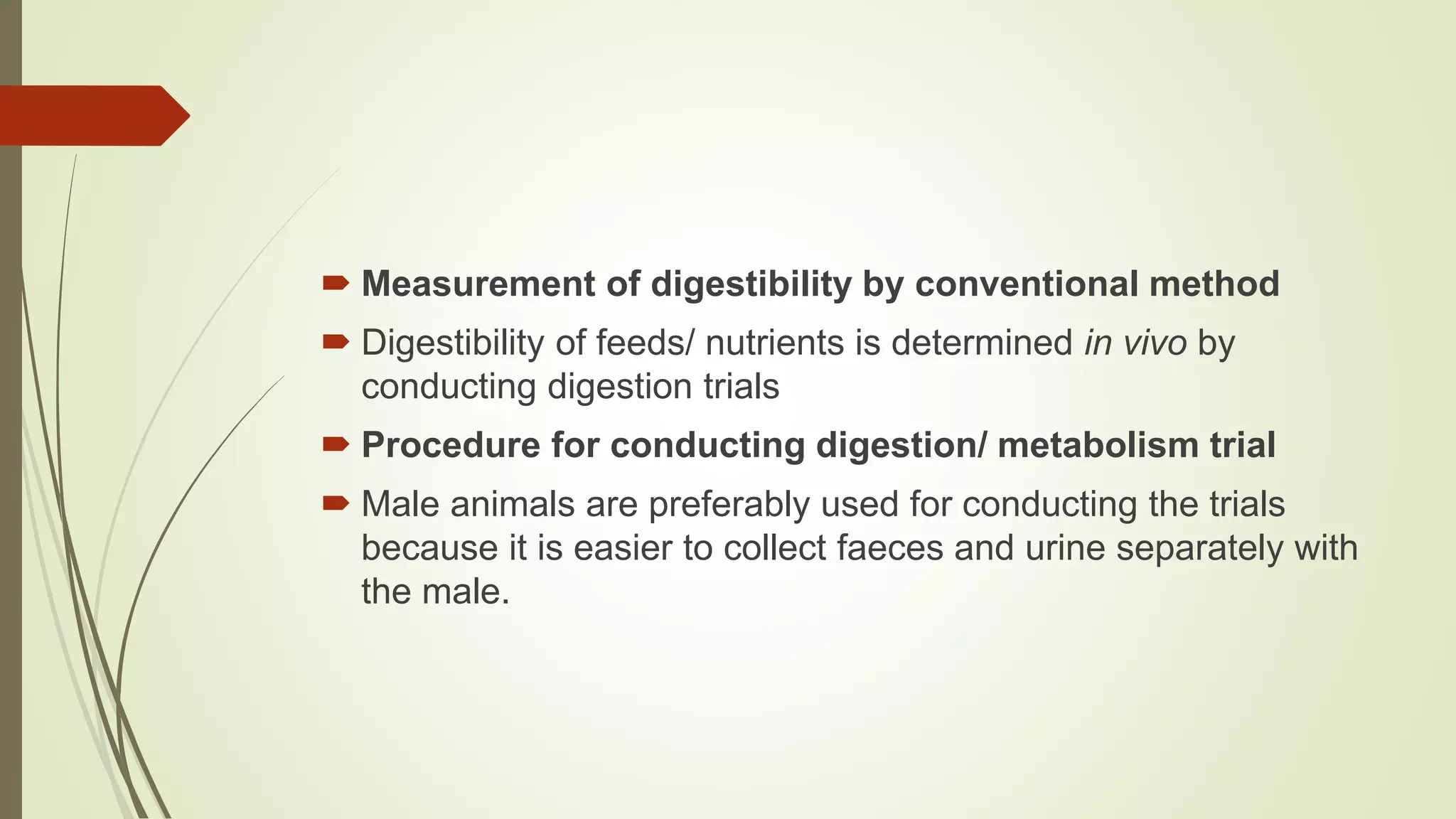 Digestibility trial | PPTX