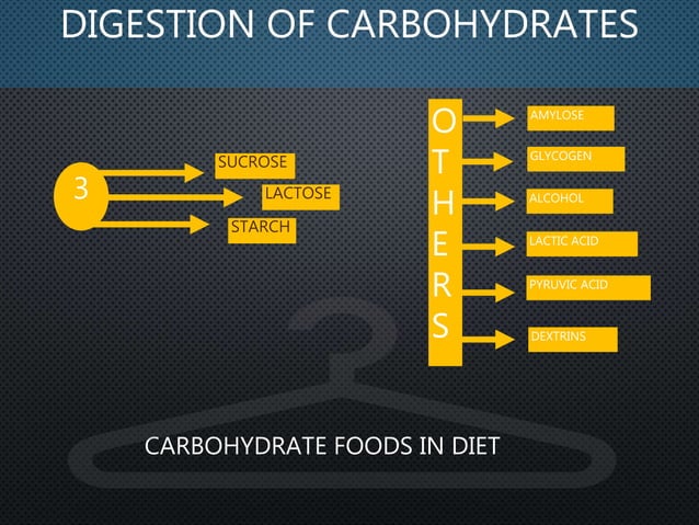 Digestion of proteins, carbohydrates and fats | PPTX | Chemistry | Science