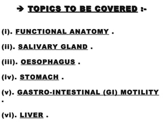 Digestion 1 | PPT | Brain and Nervous System Disorders | Diseases and ...