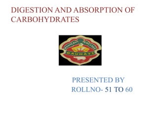 Digestion& Absorption of Carbohydrate.pptx