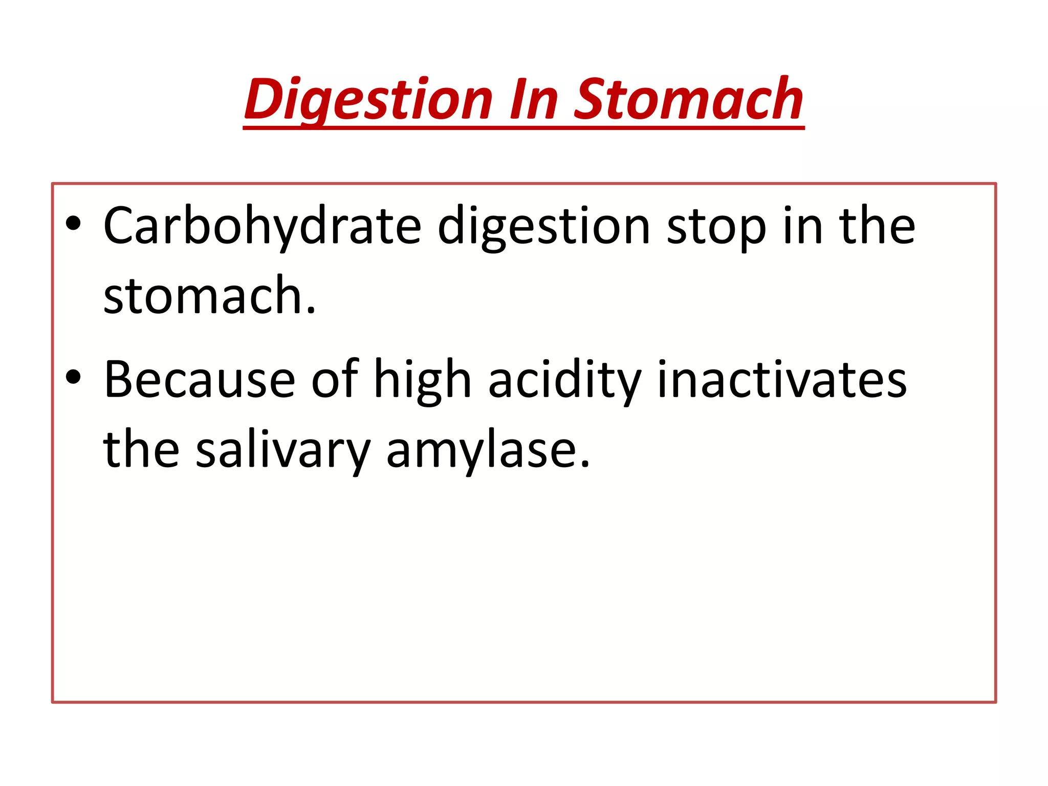 Digestion & absorption of CHO | PPTX