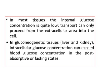Digestion & absorption of CHO | PPTX