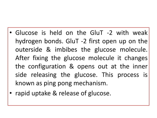 Digestion & absorption of CHO | PPTX